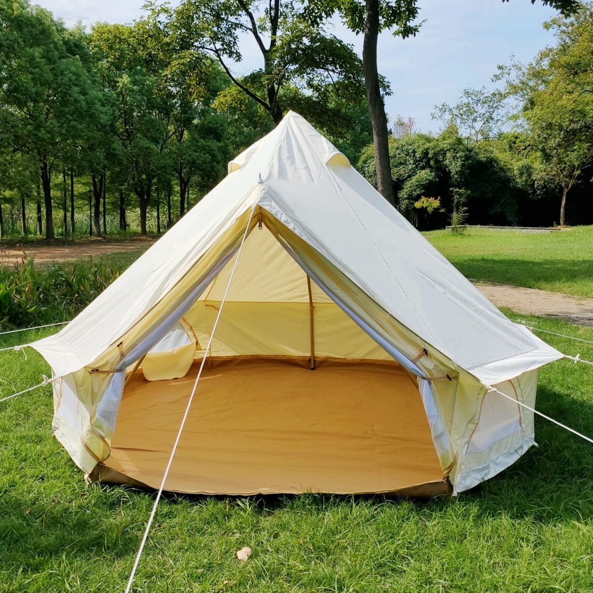 Latourreg Outdoor Camping 10FT(3Meter) Oxford Bell Tent 10FT Yurt Tent ...
