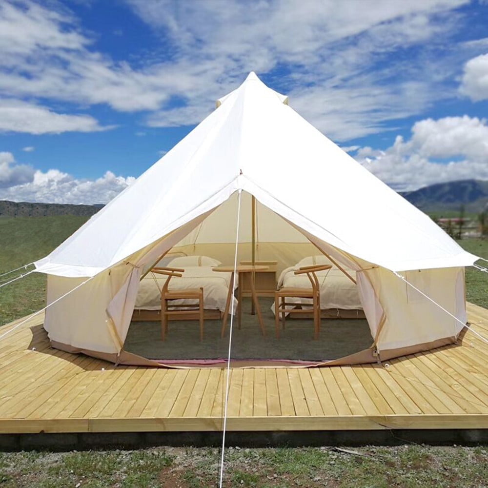 Latourreg Outdoor Safari Waterproof Oxford Bell Tent 16.4ft(5M) Bell ...