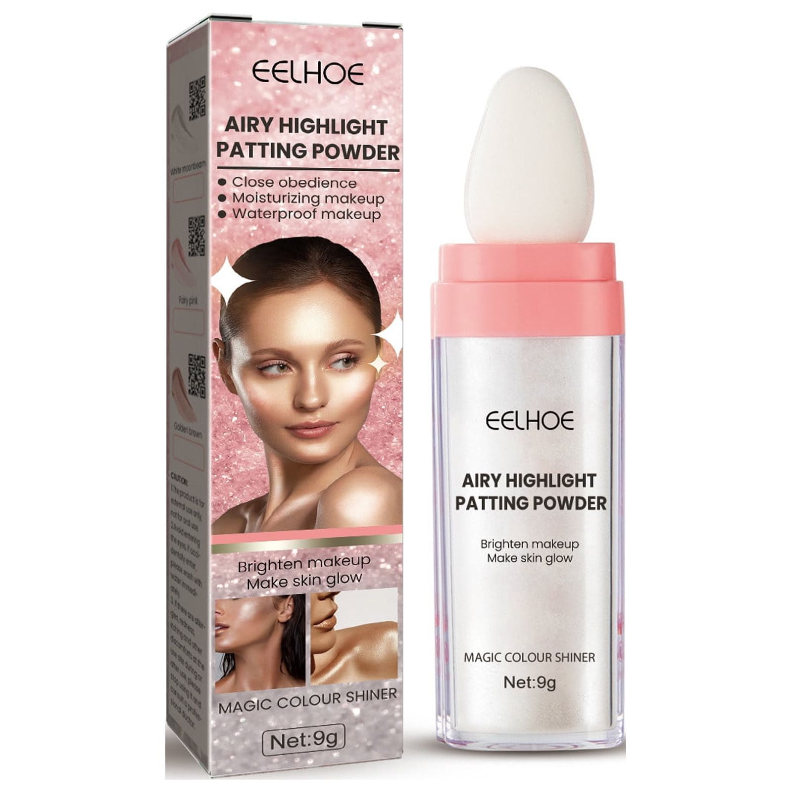 Latrodar Airy Highlight Patting Powder,Highlighter Powder Stick,Body ...