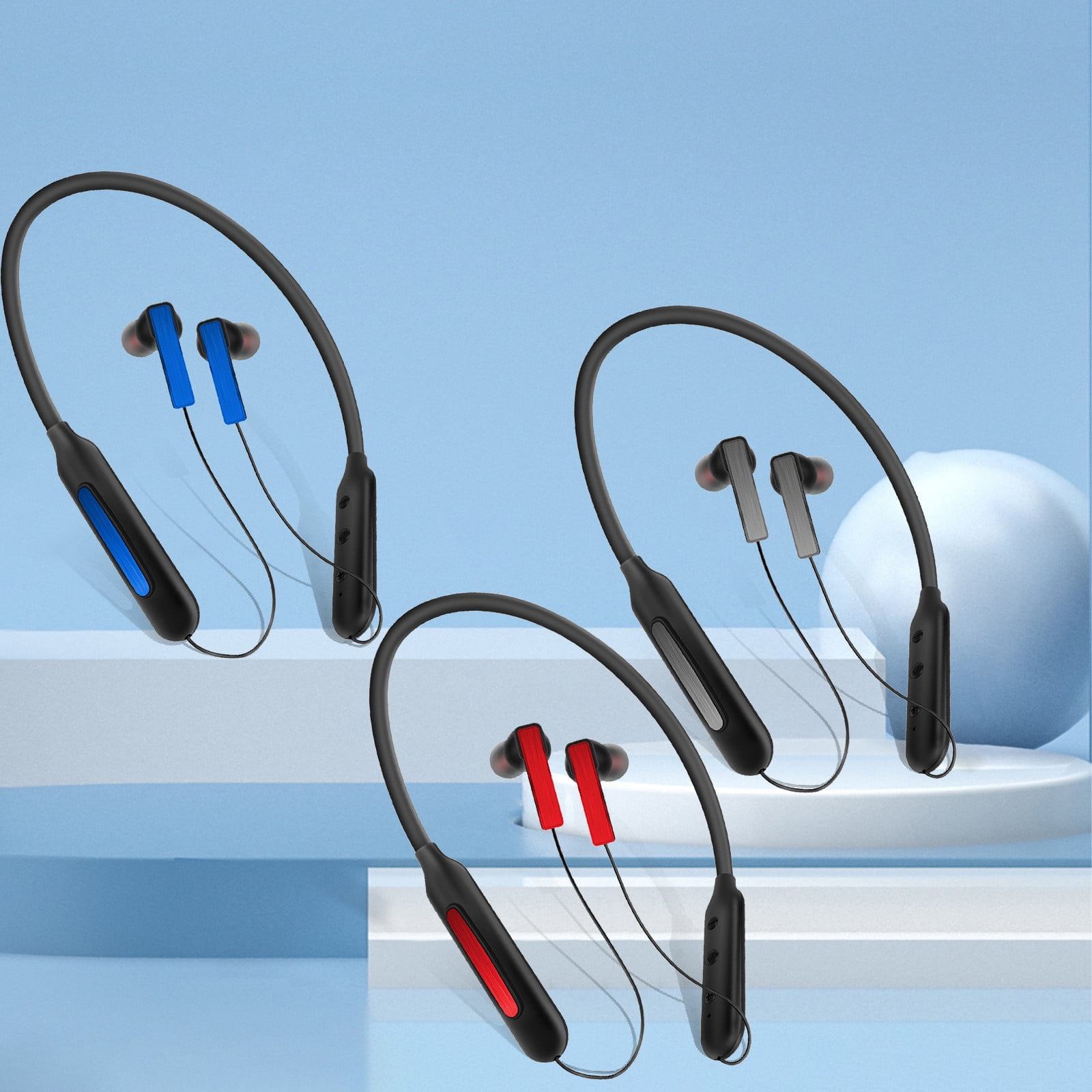 Latrodar Bluetooth Neckband Headphones Foldable & Lightweight Build ...