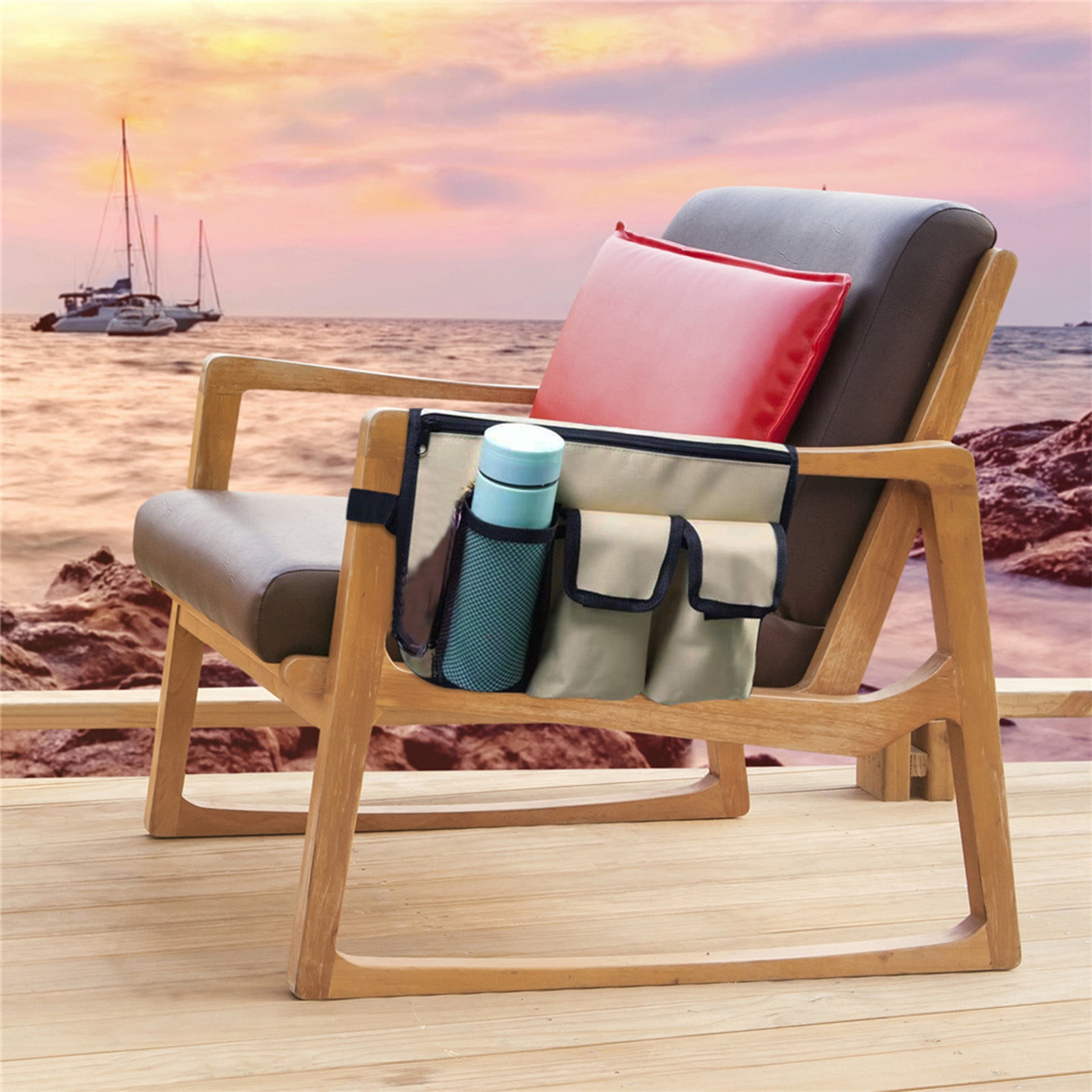 Latrodar Camping Chair Hanging Bag Armrest Side Organizer Beach Multi ...