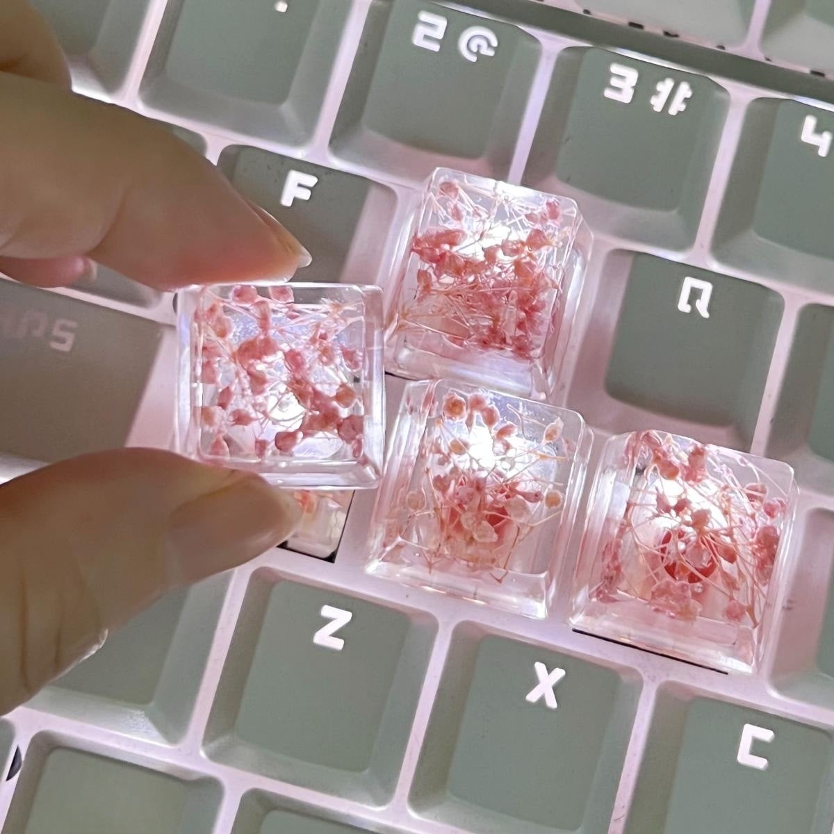 Latrodar DIY Resin Mechanical Keyboard Keycaps Unleash Your Cretive ...