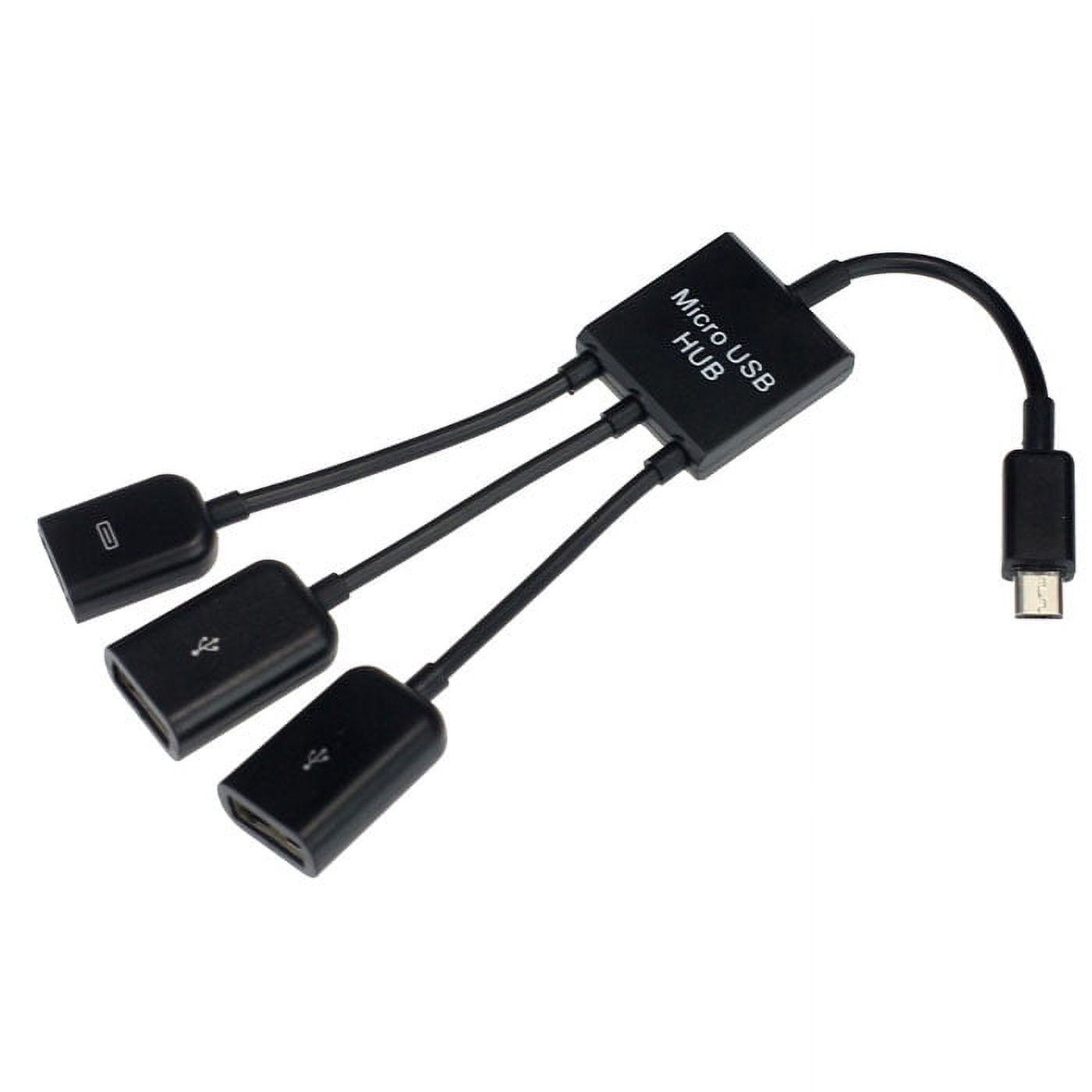 Latrodar Dual Micro USB Host OTG Hub Adapter Cable For Venue8 Pro ...