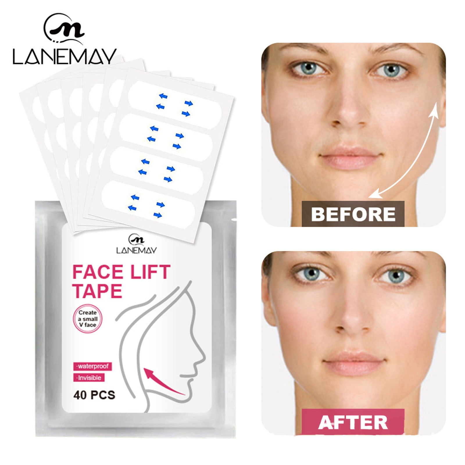 Latrodar Face Lifting and Firming Chin Patch Face Patch V-shaped ...