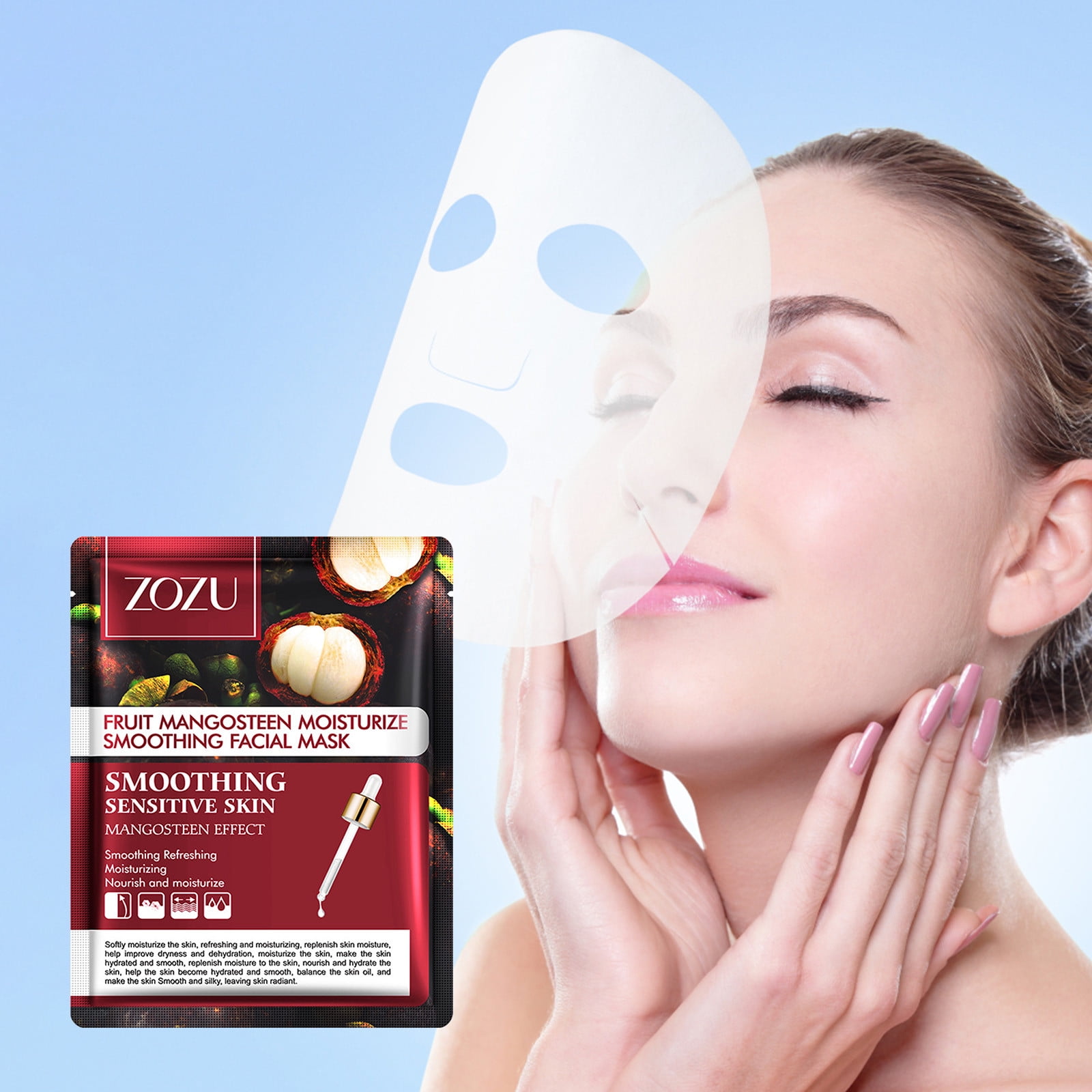 Latrodar Fruit Facial Mask Full Face Facial Mask- Sensitive Soothing ...