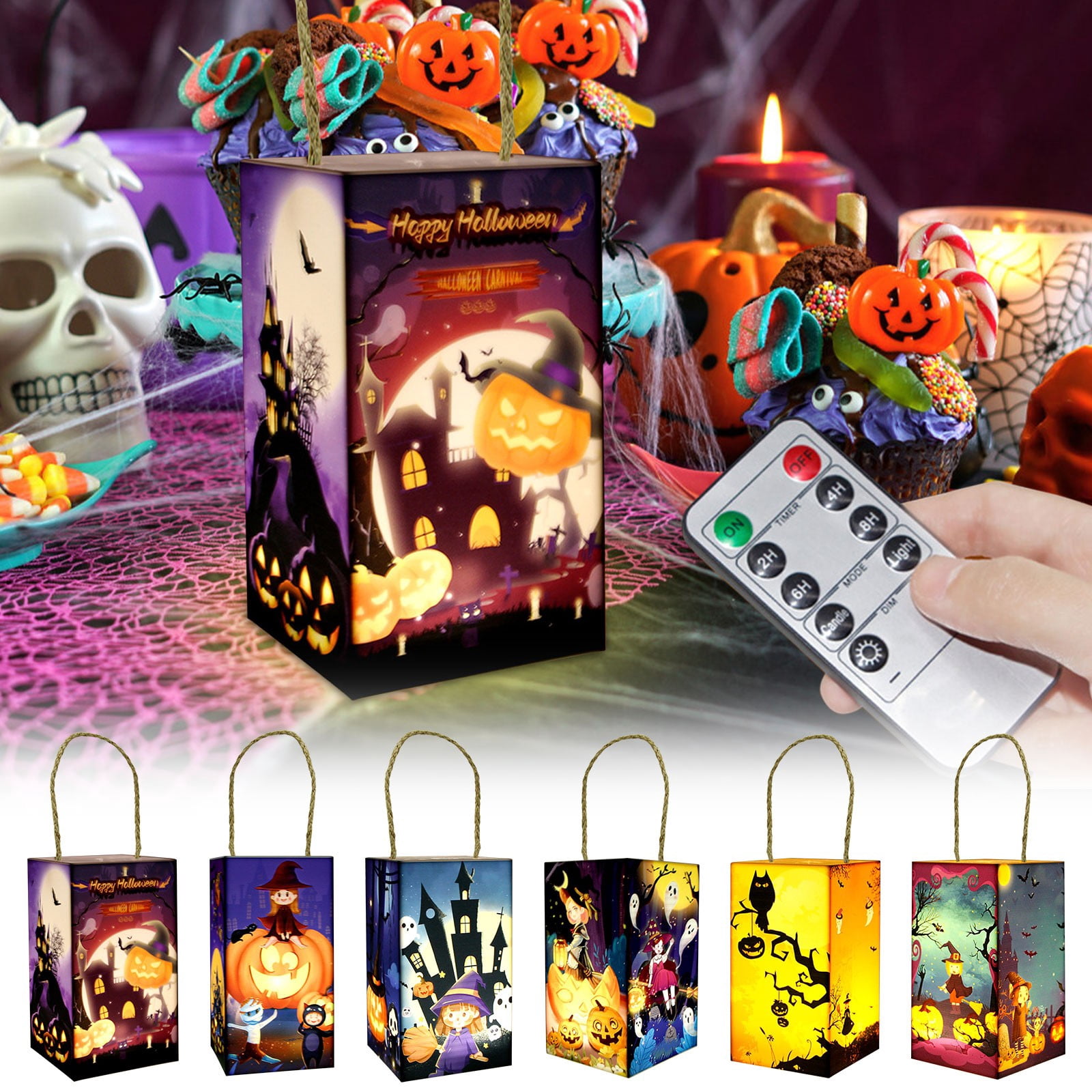 Latrodar Halloween Hororr Goth Lamp As Halloween Decorations Indoor And ...