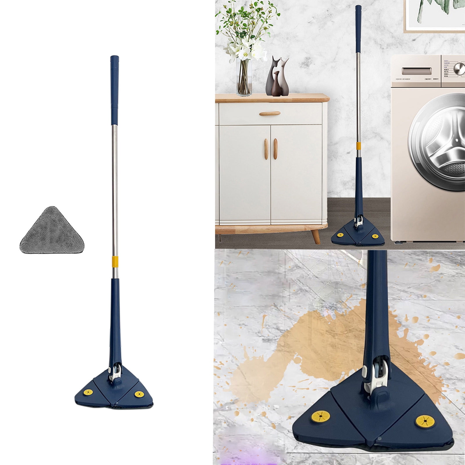 Latrodar Hands-Free Automatic Dehydration Mop, 360 Degrees Rotatable ...