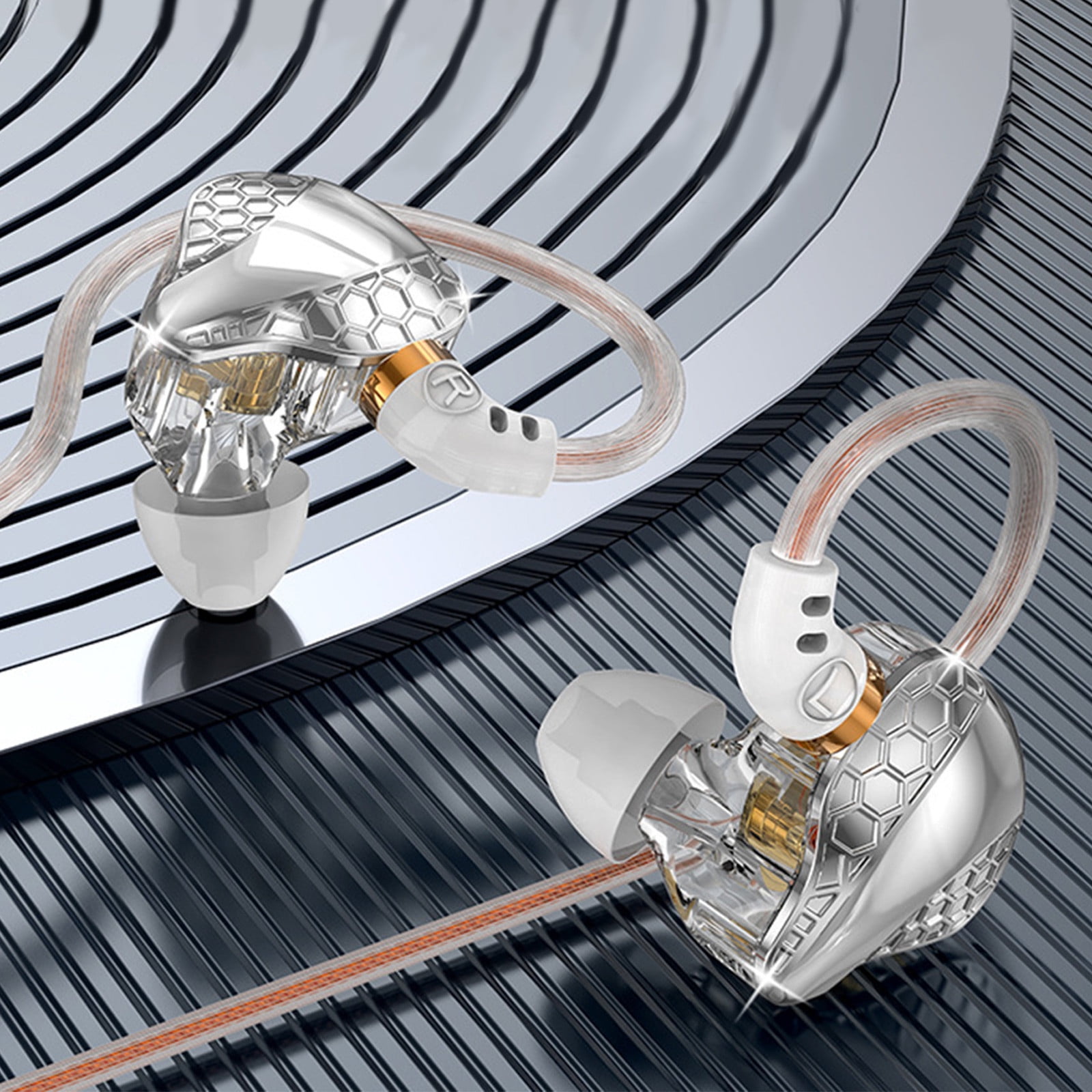 Gecau In Ear Wrap Around Type No Latency Lightweight Enduring s Earbuds ...