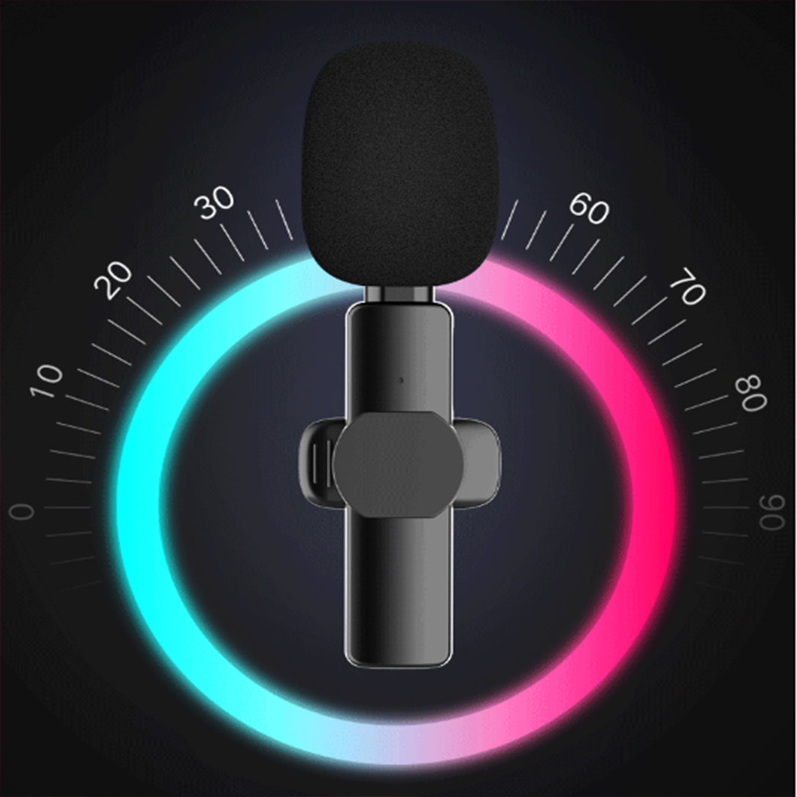 Latrodar Lavalier Microphone USB C Wireless Lav Mic For Android Phone ...