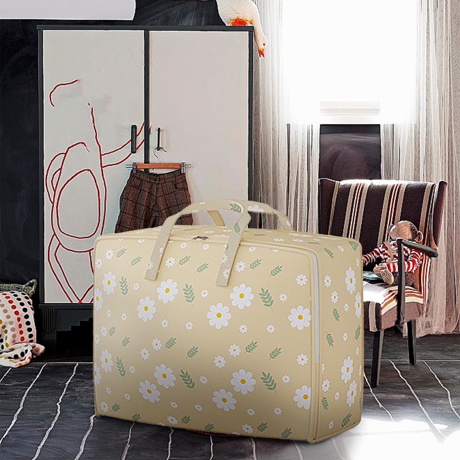 Latrodar Luggage Organizer Bags Double Zipper Storage Containers Living ...