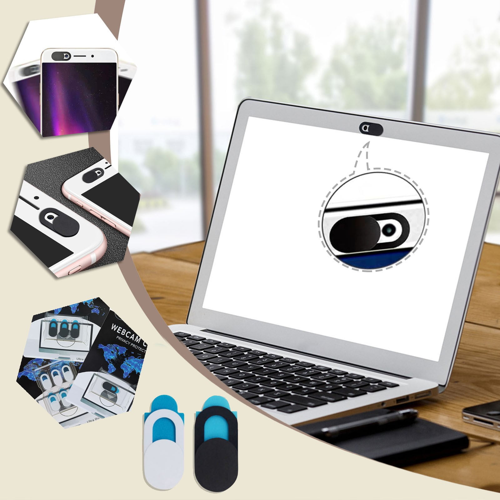 Latrodar Mobile Phone Computer Camera Protection Cover Lens Shielding ...