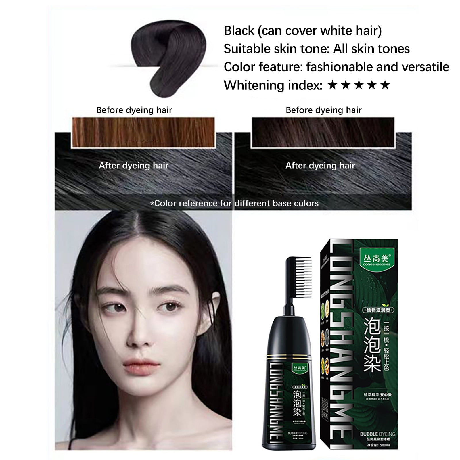 Latrodar Plant Hair Tint , Hair Color for Gray Hair Coverage , Instant ...