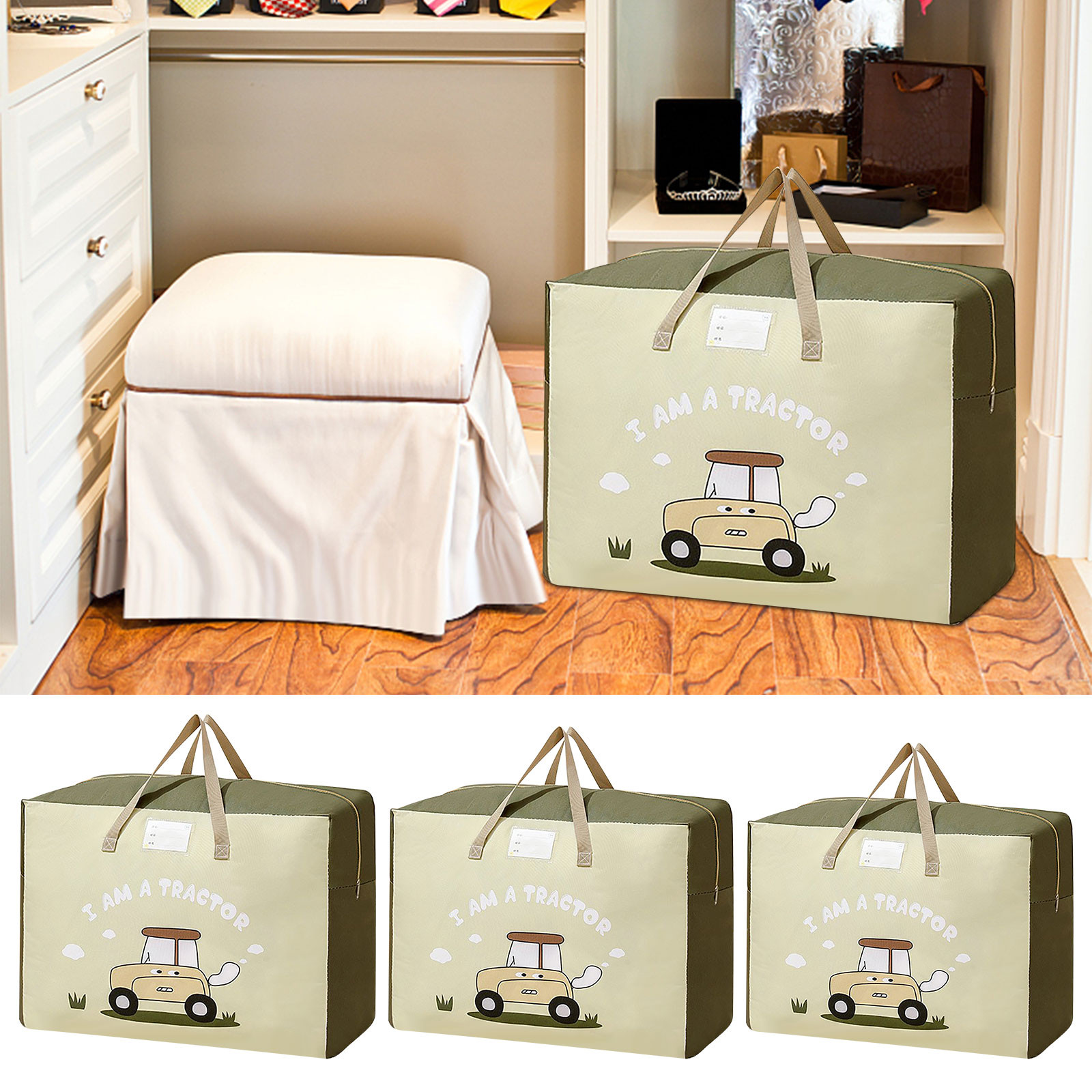 Latrodar Sheet Storage Organizer Double Zipper Travel Organizer Bags ...