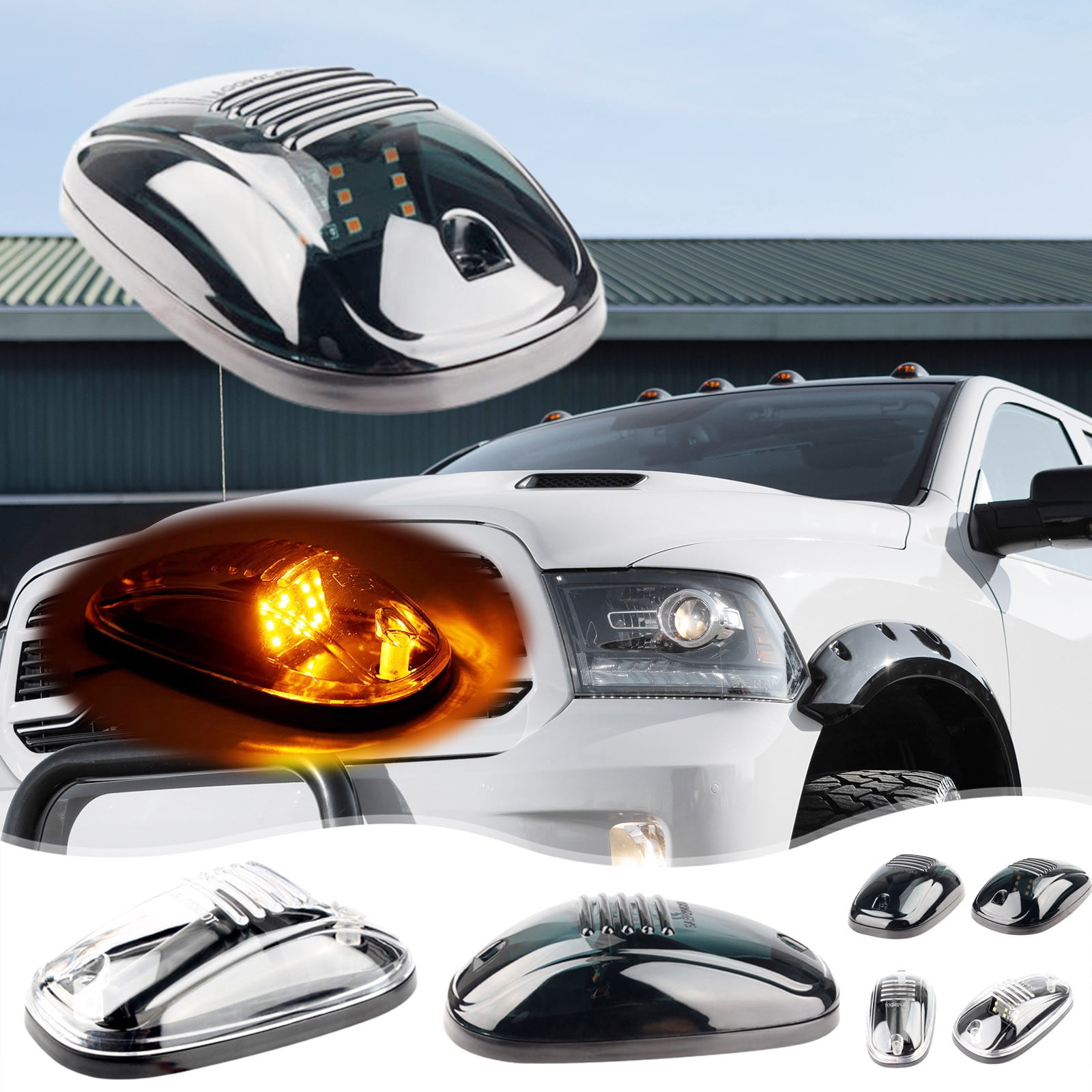 Latrodar Suitable For Pickup Truck Roof Mouse Light Cab Marking Car ...