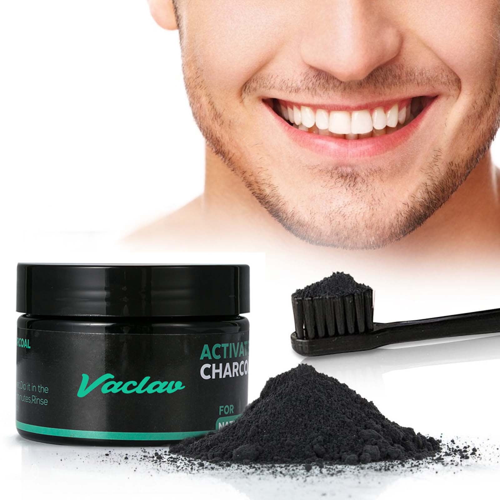 Latrodar Teeth Whitening Powder Natural Activated Charcoal Whitening ...