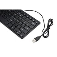 AUSDOM Wired USB Keyboard, Full Size, Quiet, Oversize Letters, Backlit ...