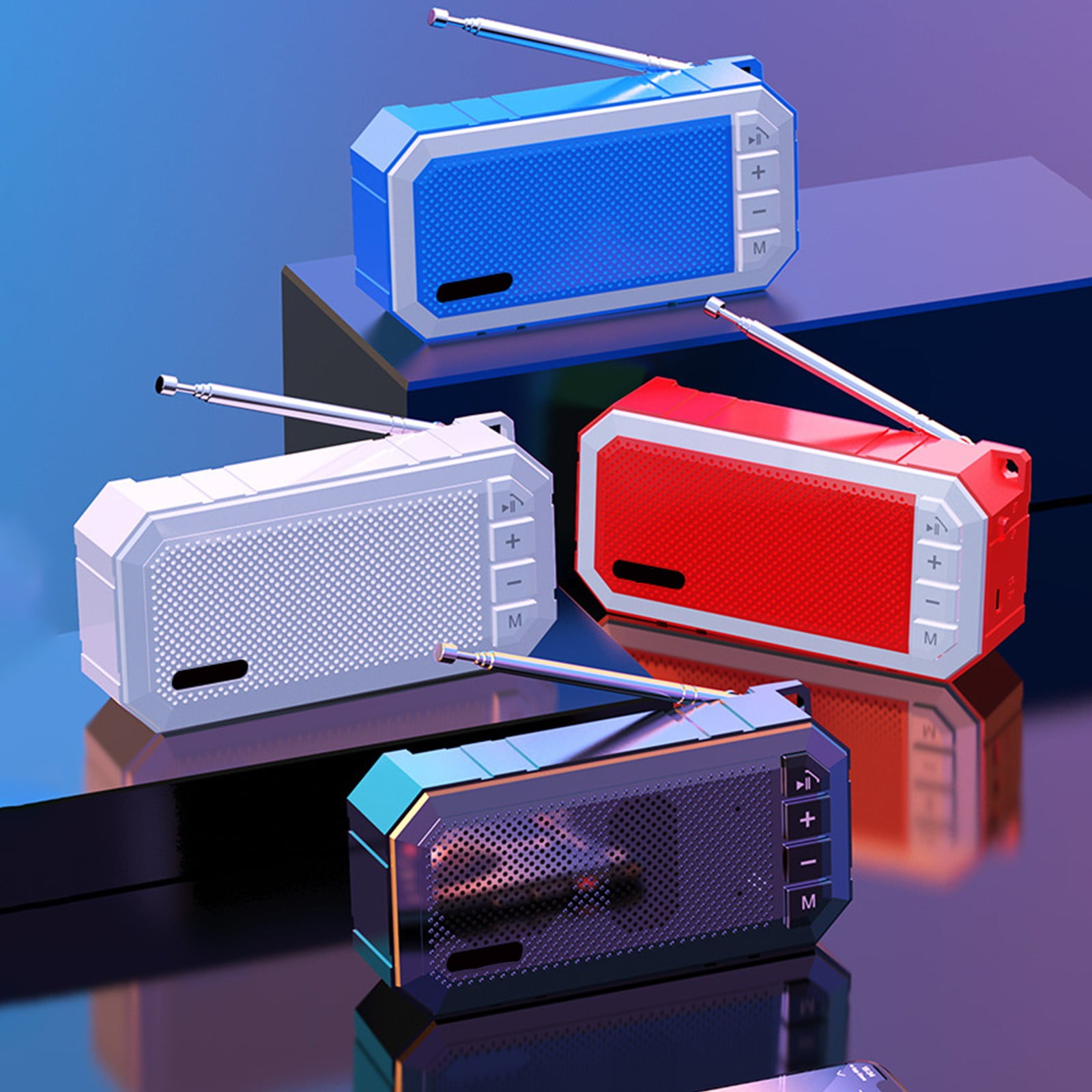 Latrodar Wireless Bluetooth Audio Long Standby Subwoofer Old New Radio ...
