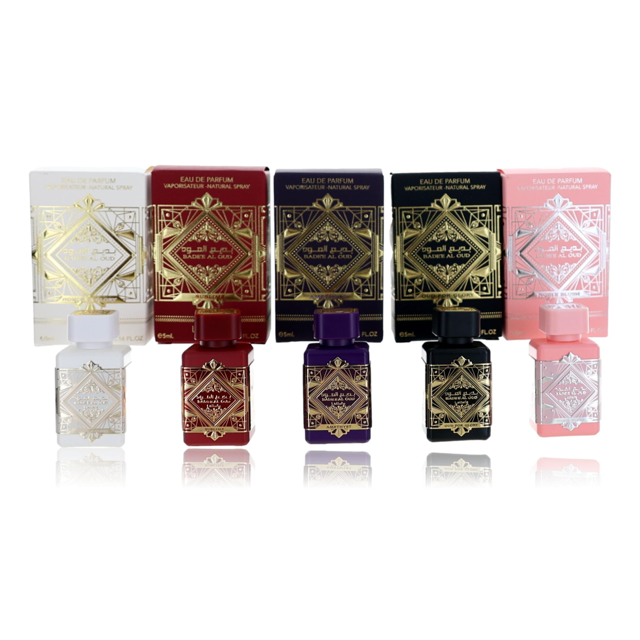 Lattafa Bade'e Al Oud Collection 5 Piece Gift Set for Unisex - Walmart.com