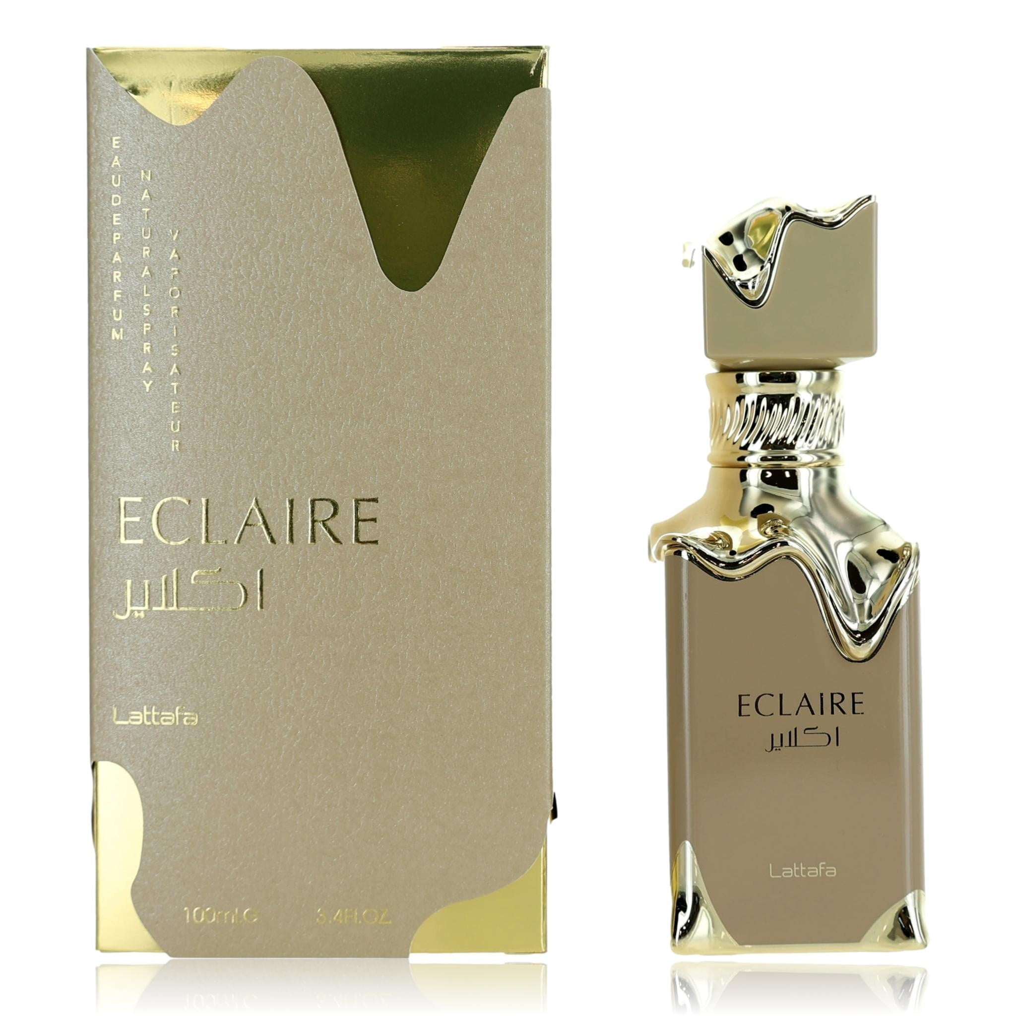 LATTAFA Eclaire, 3.4 oz EDP Spray, Oriental Floral Fragrance, Caramel ...