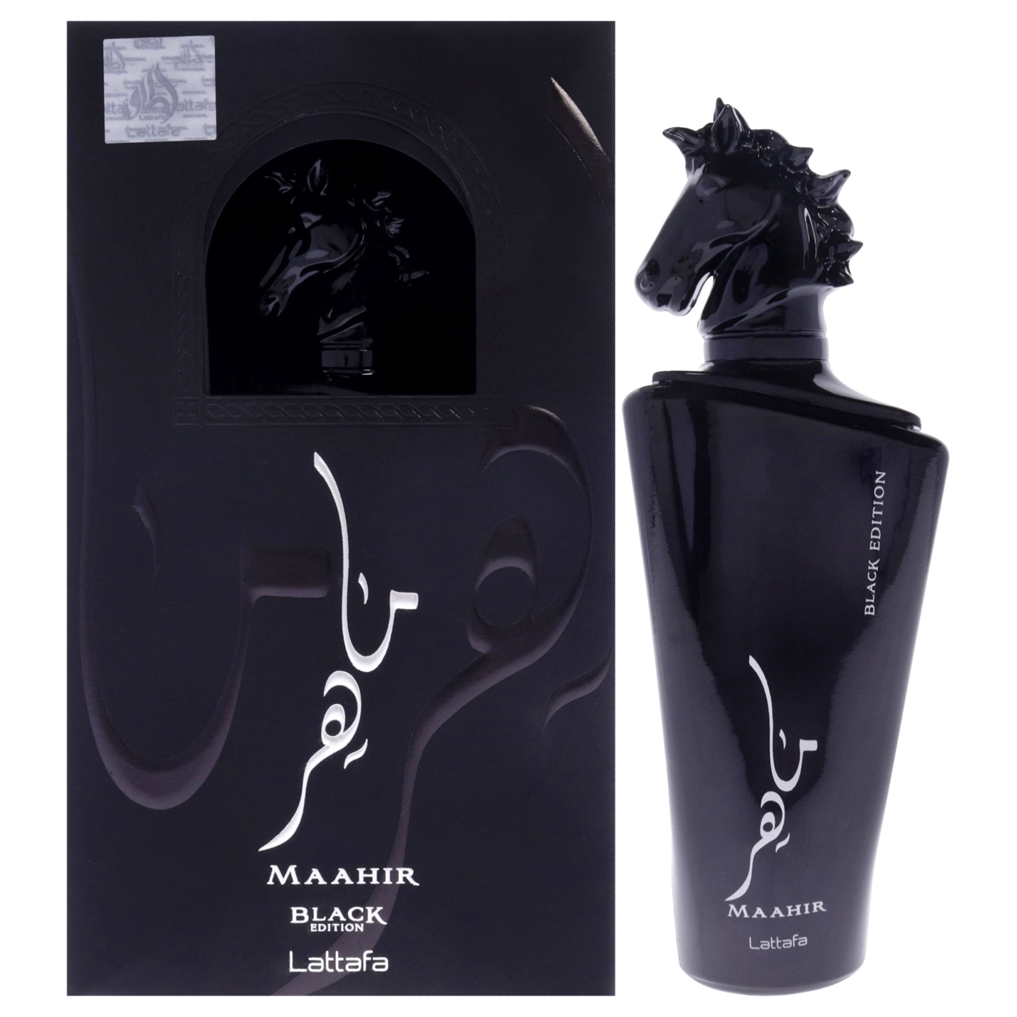 LATTAFA Maahir Black Edition, 3.4 oz EDP Spray, Pepper, Saffron ...