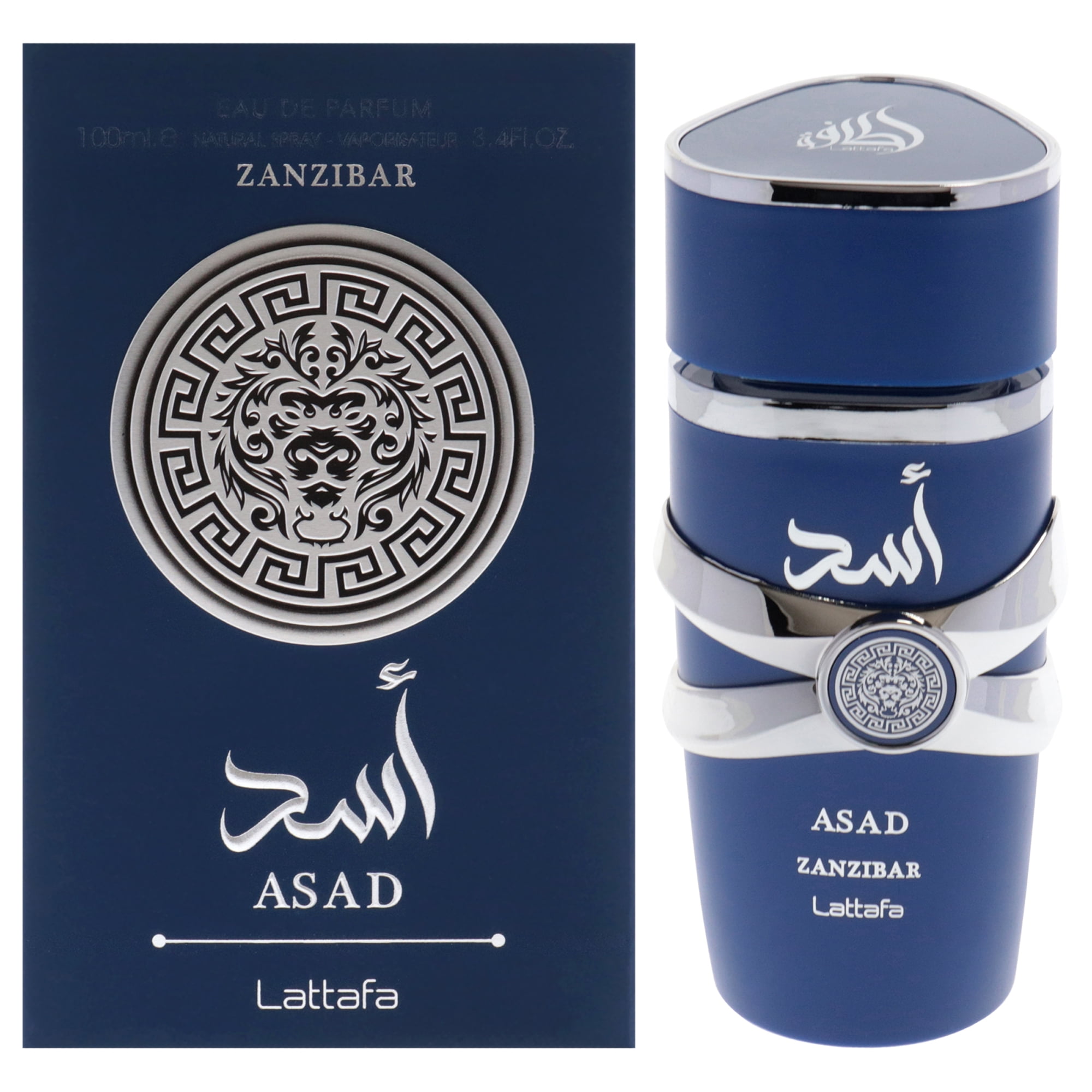Lattafa Asad Zanzibar Men's Perfume, EDP Spray, 3.4 oz Fragrance ...