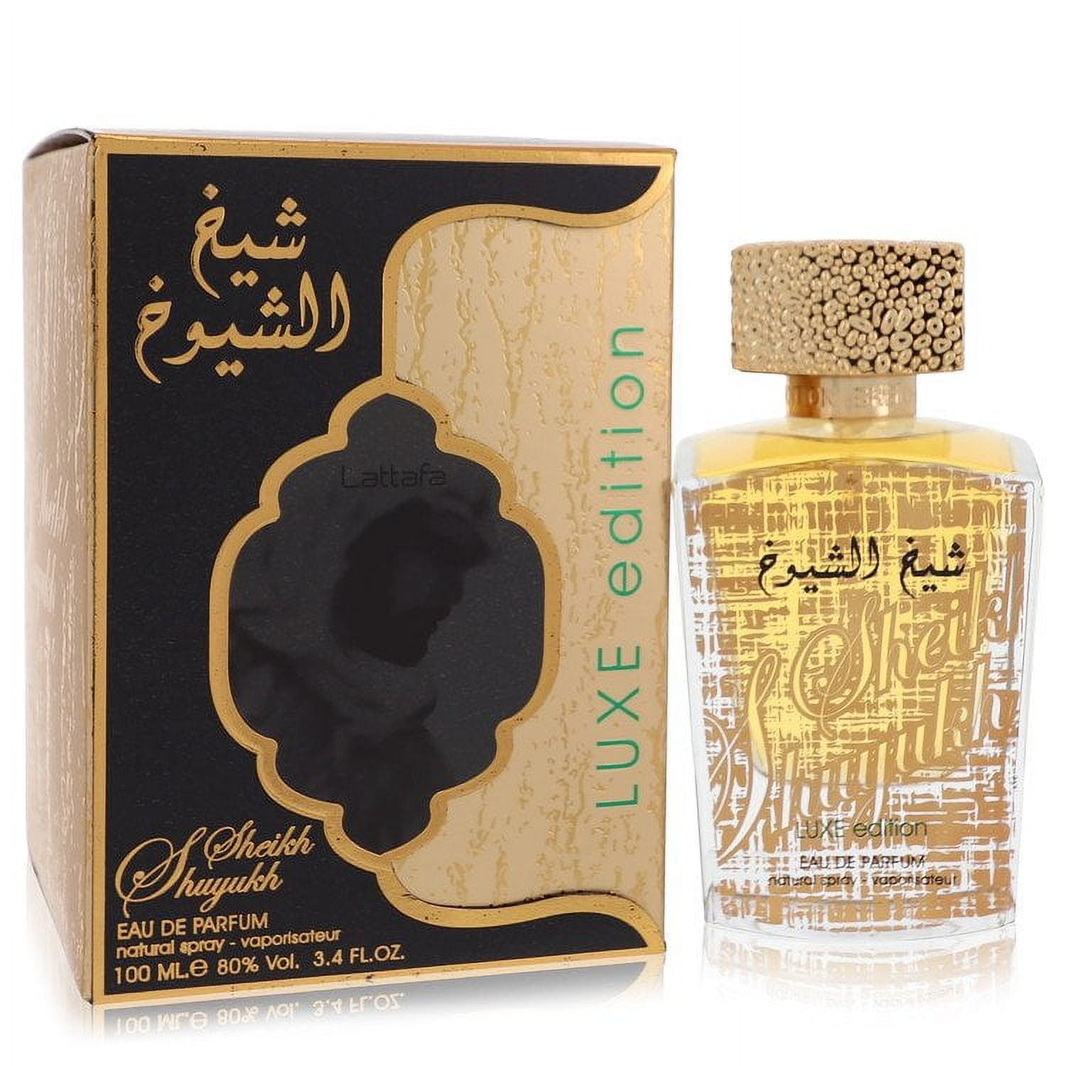 Sheikh Al Shuyukh Luxe Edition, Arabian Middle Eastern Perfume, 3.4 Fl ...