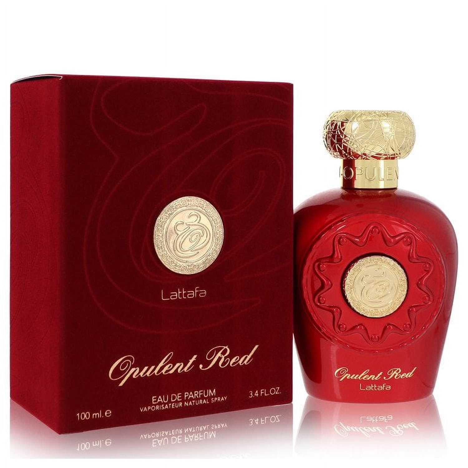 Lattafa Opulent Red Men's EDP 3.4 oz Fragrance, Amber, Oudh and Vanilla ...