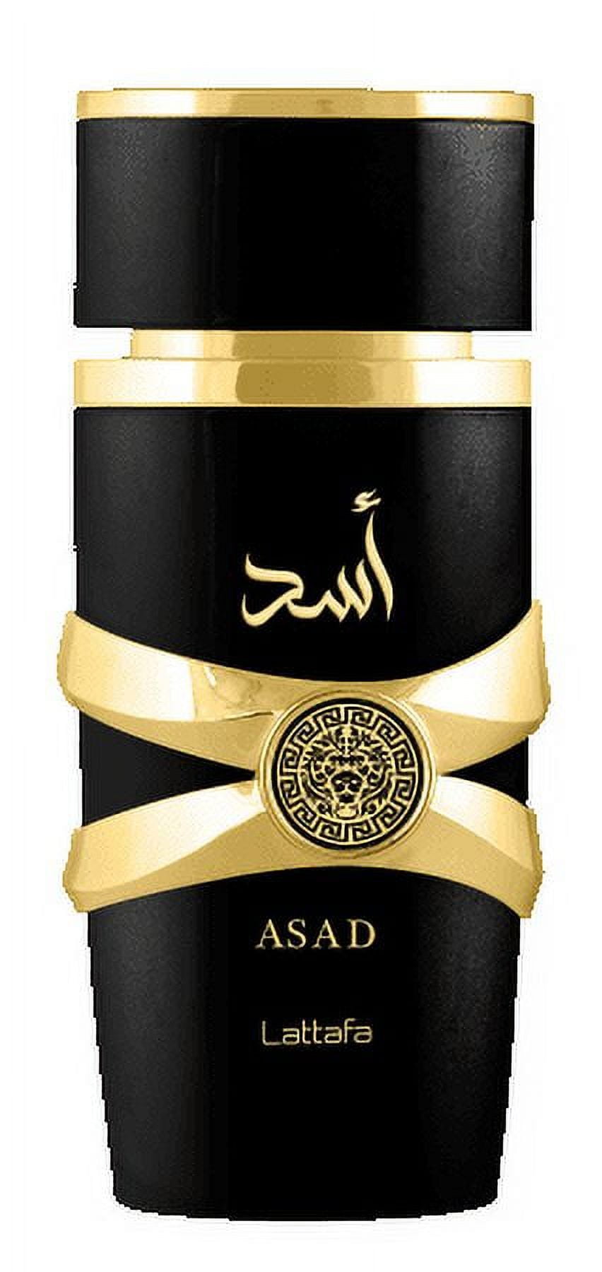 Lattafa Sensual Asad for Unisex, Woody Eau De Parfum Spray, 3.4 Ounce ...