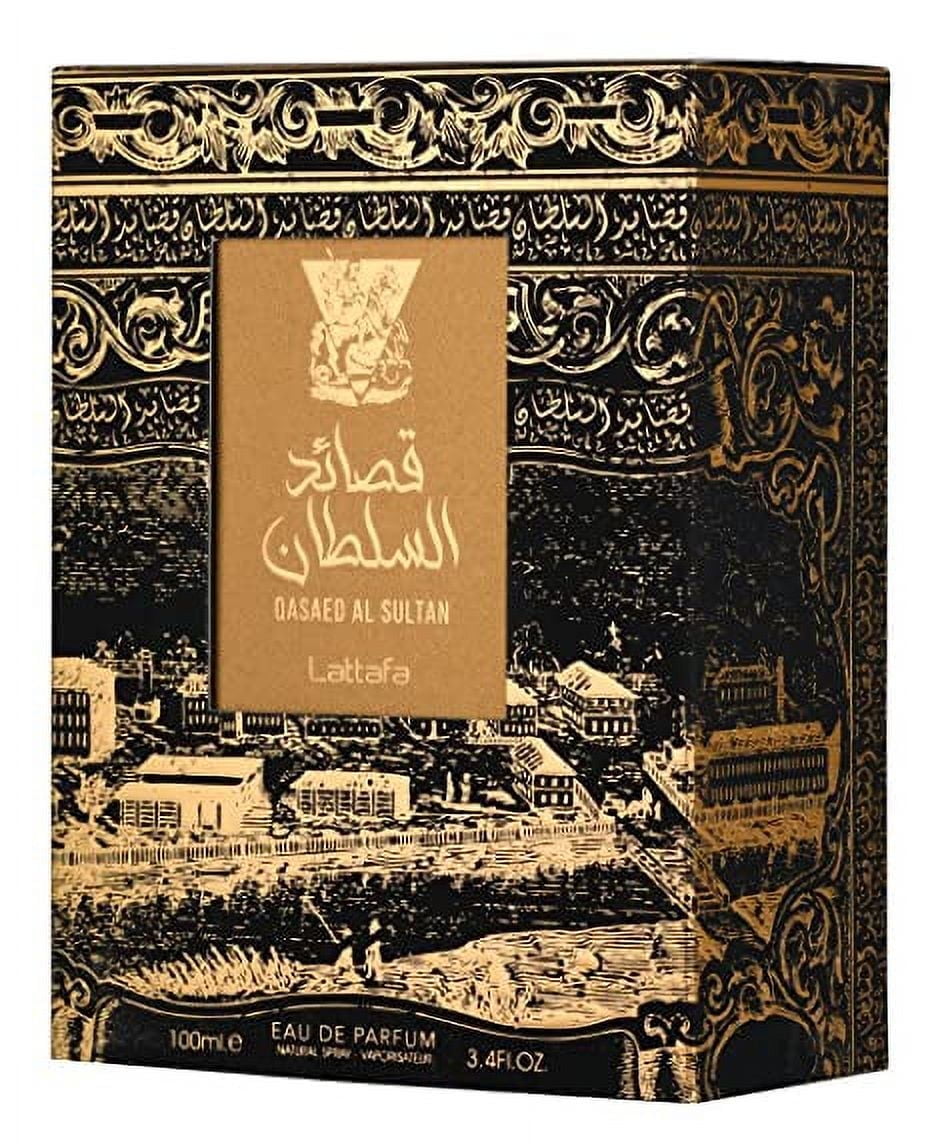 Lattafa Perfumes Unisex Qasaed Al Sultan Eau De Parfum Spray - 100ml (3 ...