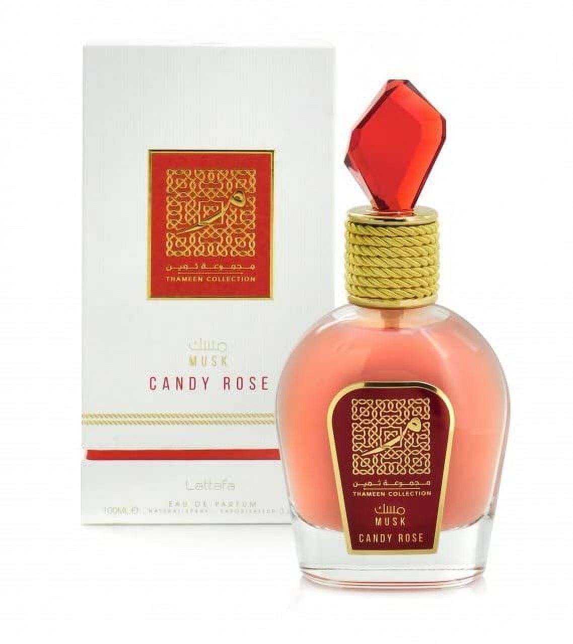 Lattafa Candy Rose Thameen Collection Musk Unisex Perfume EDP Spray 100ml - Walmart.com