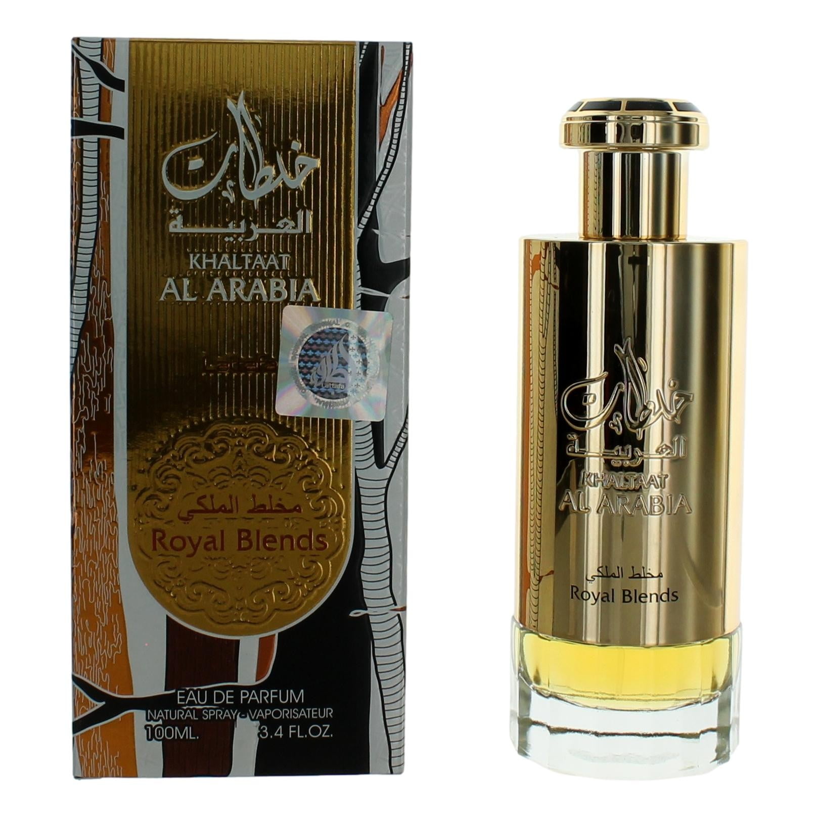 Lattafa Unisex Khaltaat Al Arabia Royal Blends EDP Spray 3.38 oz ...