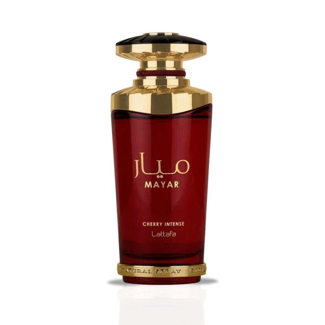Lattafa Mayar Cherry Intense EDP Perfume, 3.4 oz, Long Lasting Fruity ...