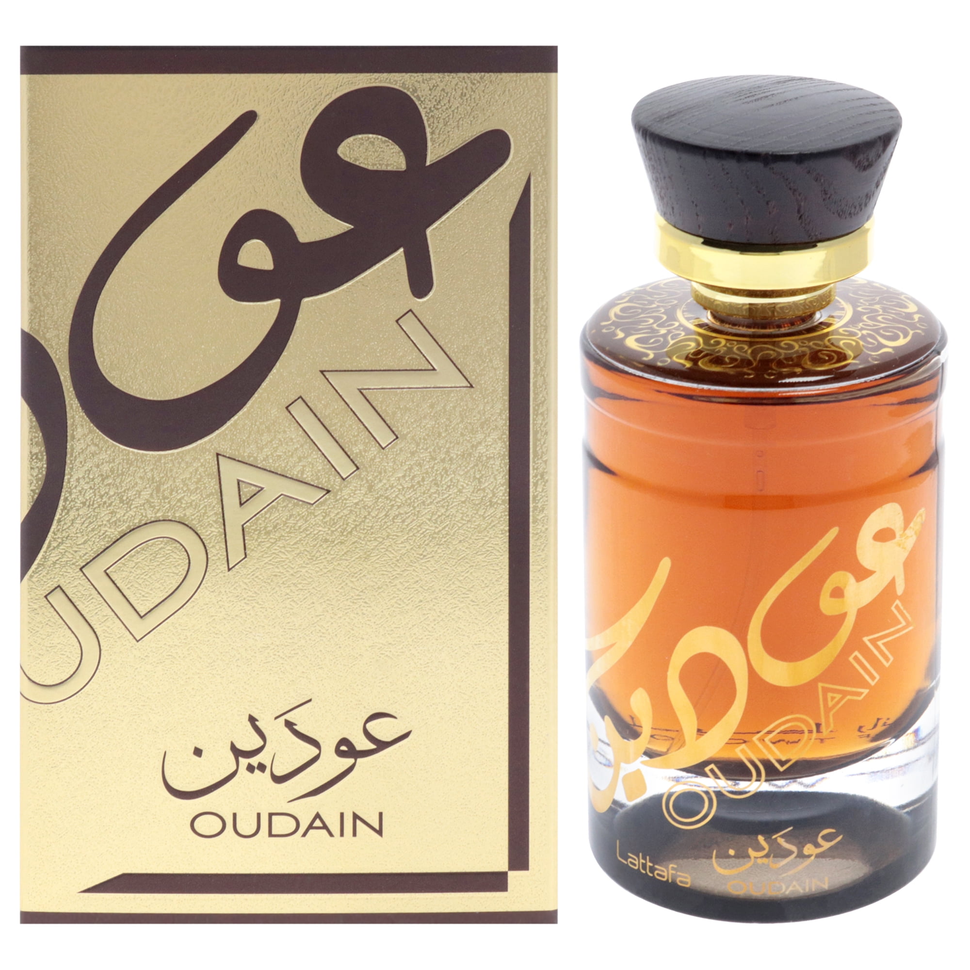 LATTAFA Oudain EDP Spray, 3.4 oz, Woody Spicy Vanilla Fragrance for Men - Walmart.com