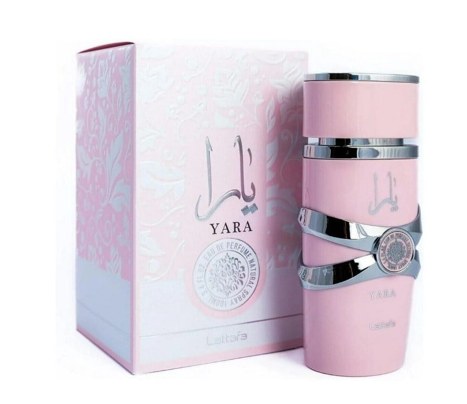 LATTAFA Yara Eau de Parfum Spray 3.4 Oz For Women, Floral Fruity, Pink ...