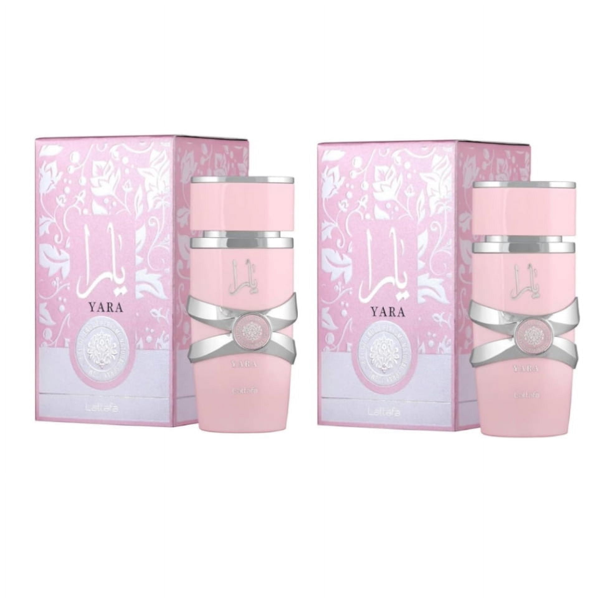 Lattafa Yara Eau De Perfume 3.4 oz / 100 ml Women Spray (Pack Of 2 ...
