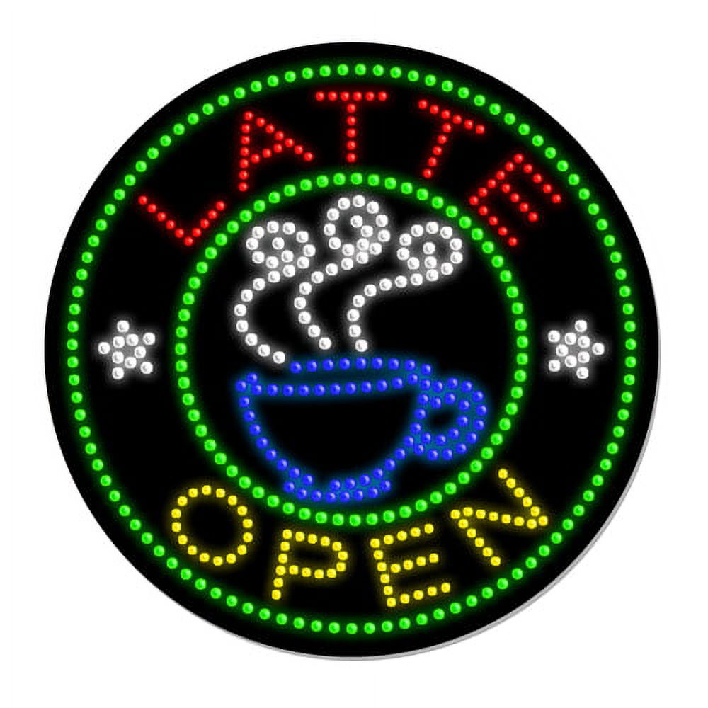 Latte-LED Dots Sign Made in USA - Walmart.com