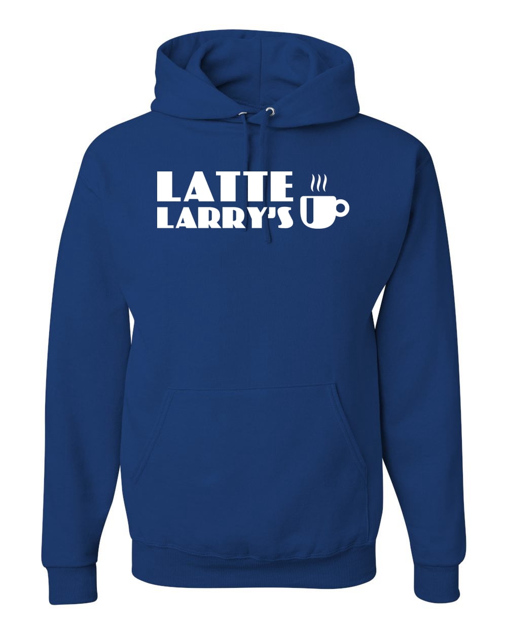 Latte Larry's California Coffee Shop Logo Pop Culture Graphic Hoodie ...