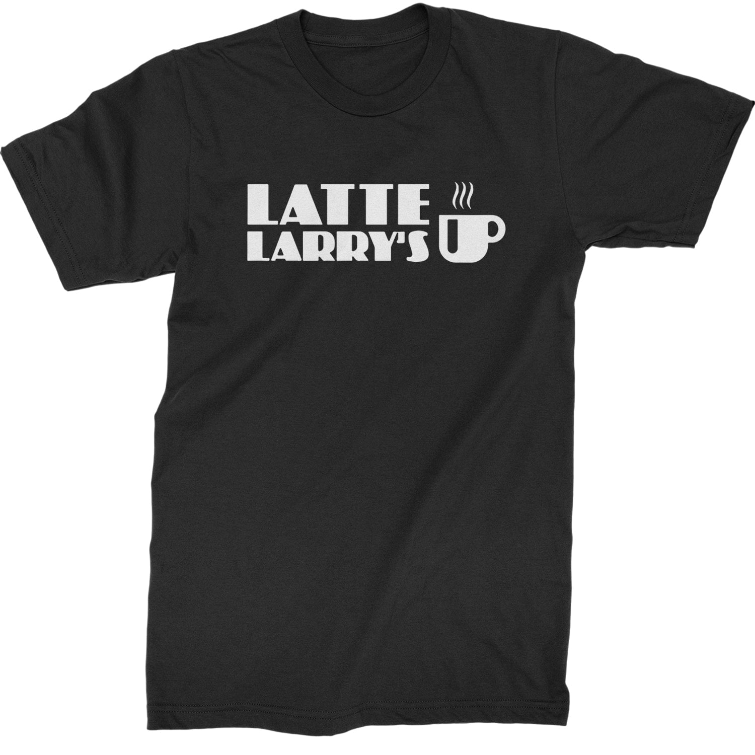 Latte Larry's Enthusiastic Coffee Mens T-shirt - Walmart.com