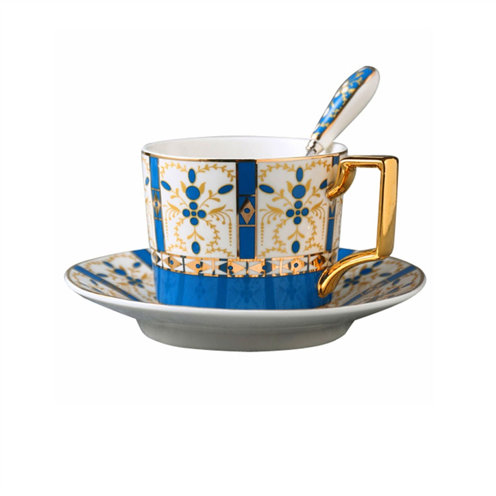 Latte Mug European Light Luxury Bone China Coffee Cup High-grade ...