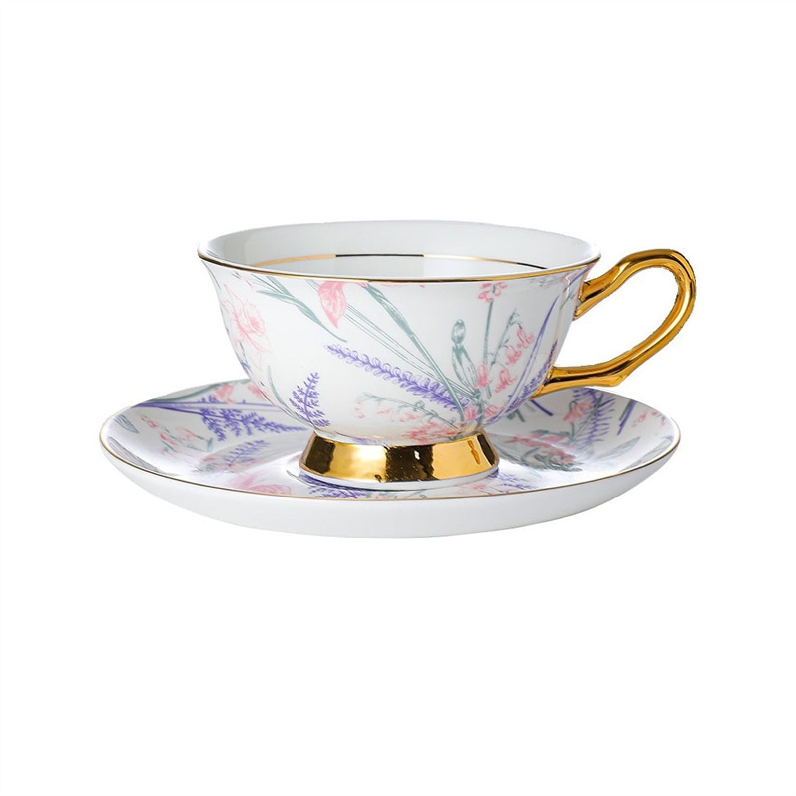 Latte Mug High-grade Set Of Household Ceramic English Tea Cup Set ...