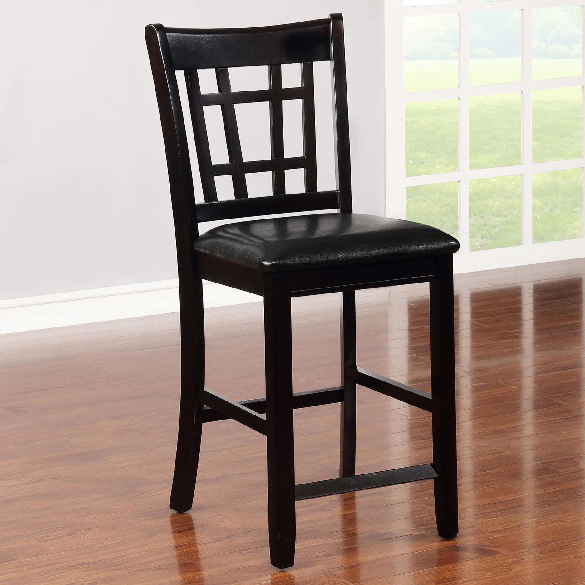 Lattice Back Counter Stools + Footrest” - “Meals in Dining Room ...