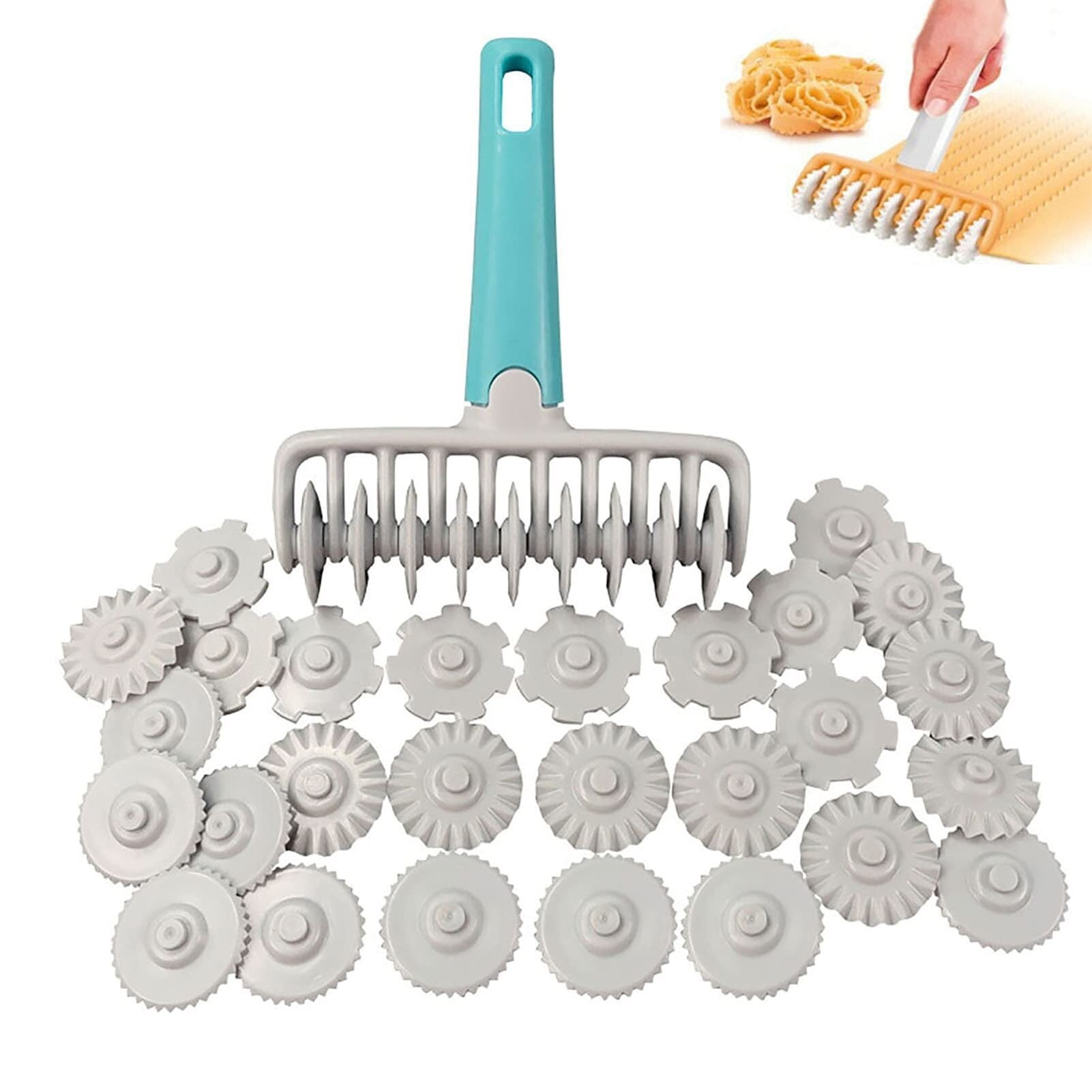 Lattice Roller Cutter, Pasta Cutter Wheel, Dough Noodle Cookie Pie ...