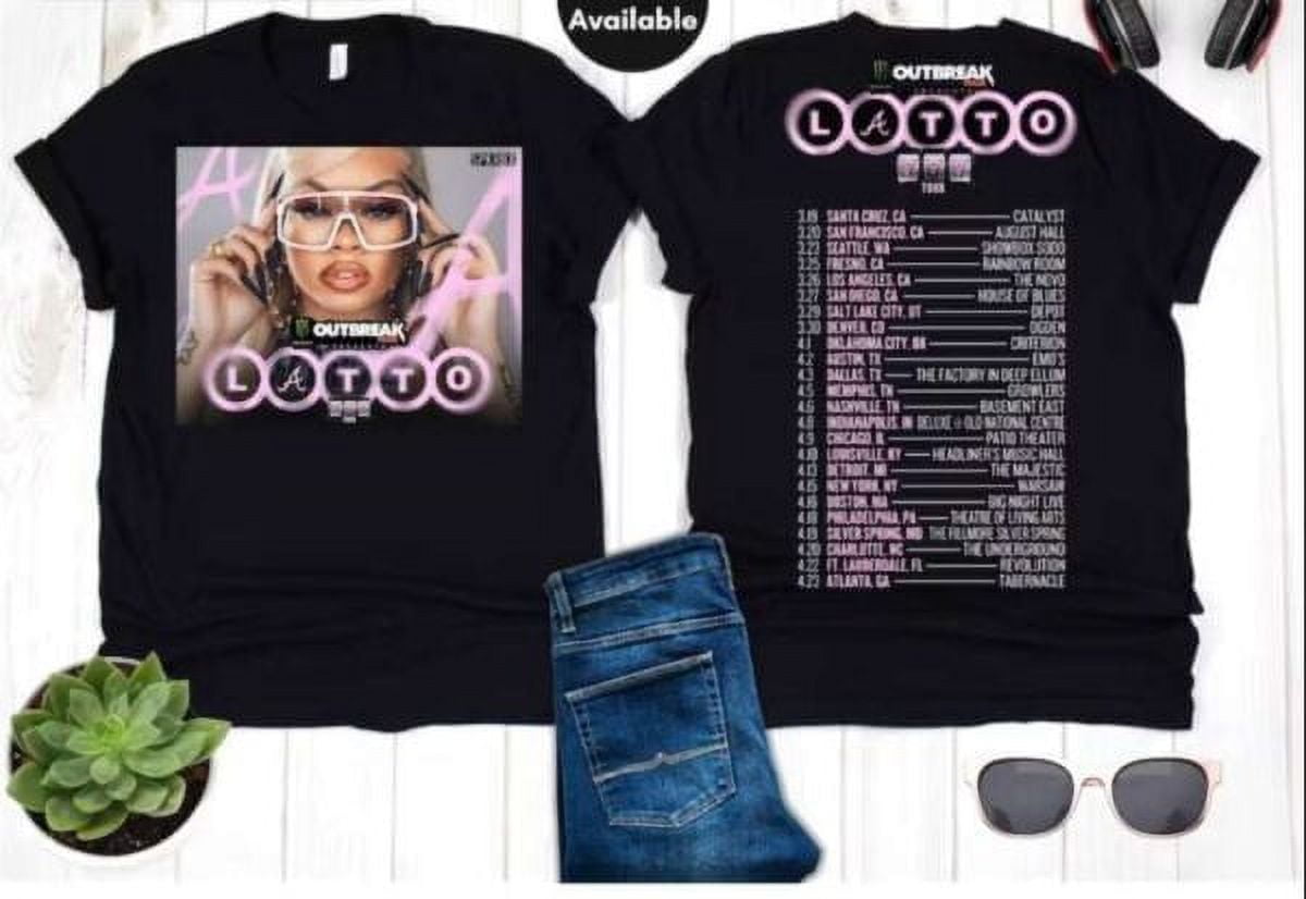 Latto 777 Tour Monster Energy Outbreak 2022 Tour T Shirt - Walmart.com