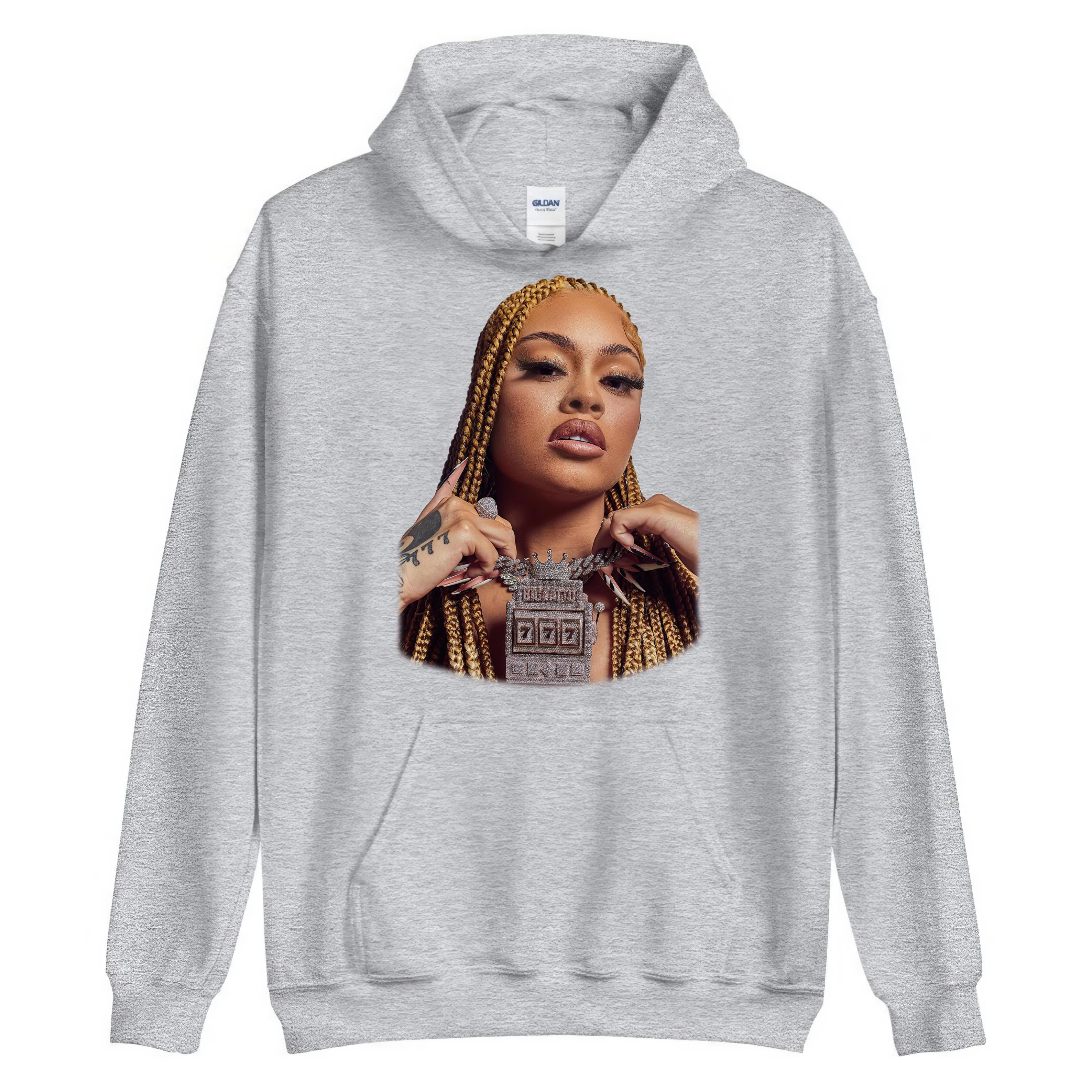 Latto Big Face Graphic Tee-TH30638 - Walmart.com