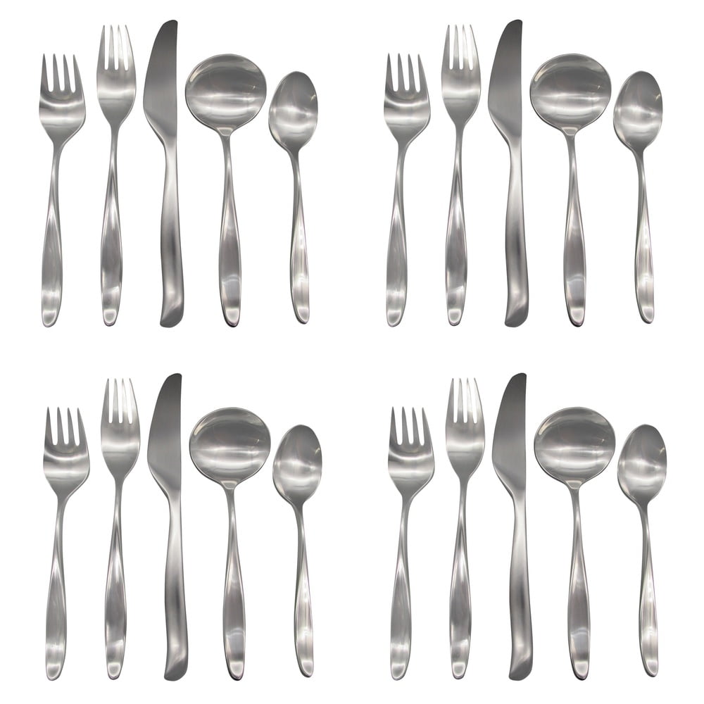 Lauffer Design 2 / Design II 18/8 Stainless Steel 20pc. Flatware Set ...