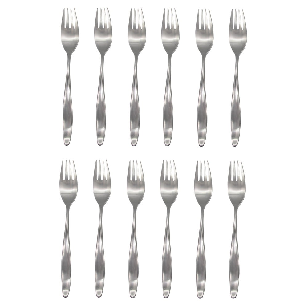 Lauffer Design 2 / Design II 18/8 Stainless Steel Dinner Fork (Set of ...