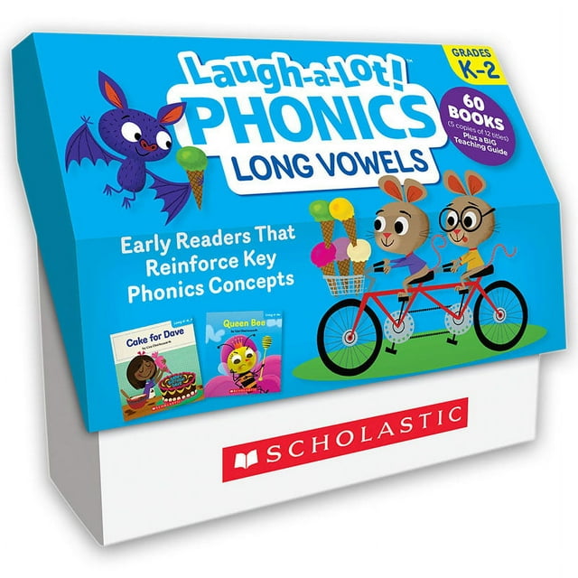 Laugh-A-Lot Phonics: Long Vowels (Classroom Set) - Walmart Business ...