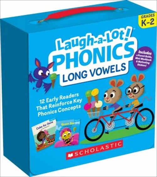 Pre-Owned Laugh-A-Lot Phonics: Long Vowels (Parent Pack): 12 Engaging ...