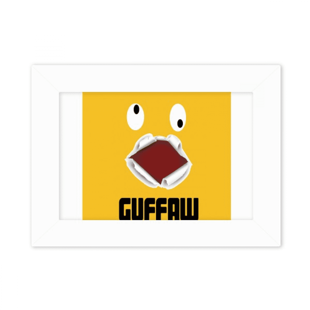 Laugh Disorder Yellow Emotion Guffaw Photo Mount Frame Picture Art ...