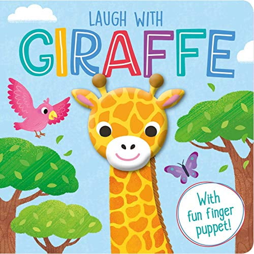 Pre-Owned Laugh with Giraffe: Finger Puppet Board Book Board Book ...